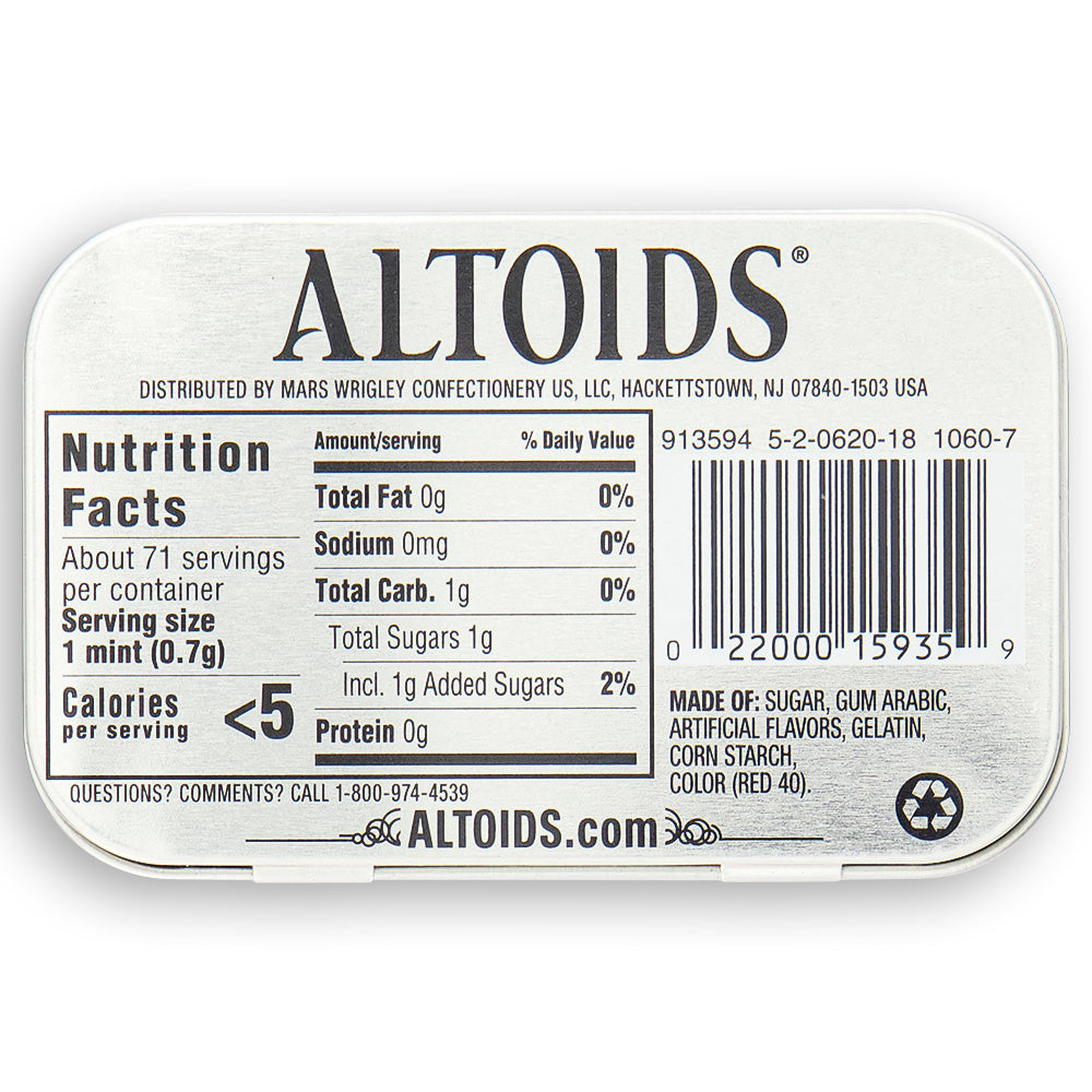 Altoids Cinnamon | Curiously Strong Mints – Candy Funhouse CA