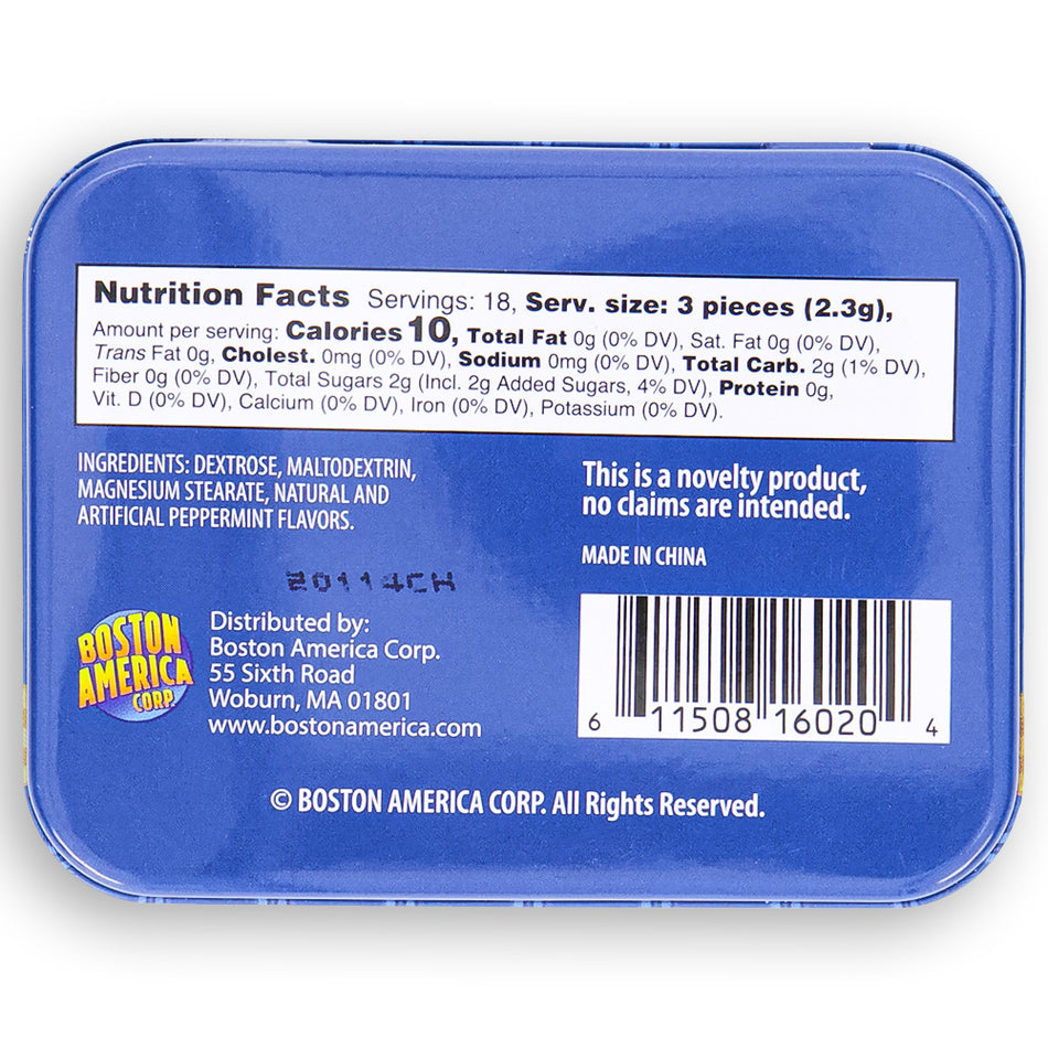 Boston America Memory Mints for Senior Moments Candy Tin - 1.5oz ...