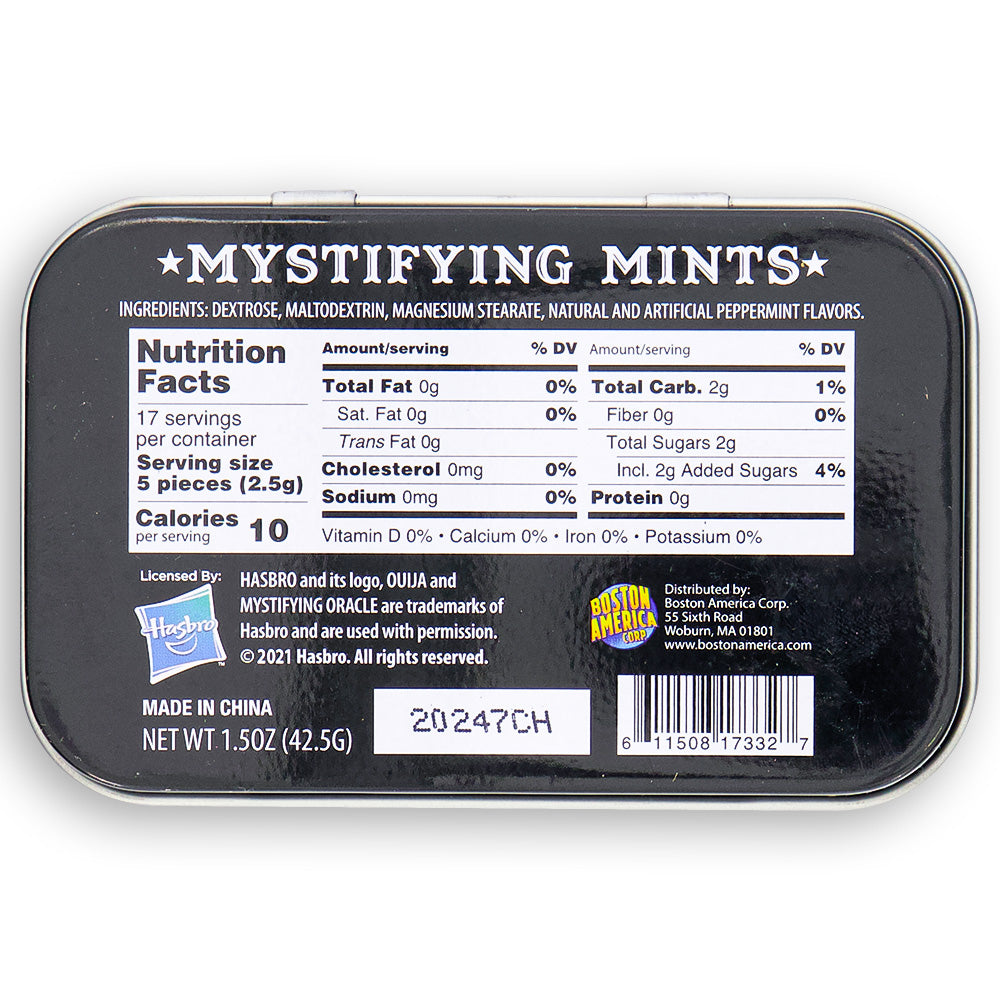 Oujia Mystifying Mints | Boston America – Candy Funhouse CA