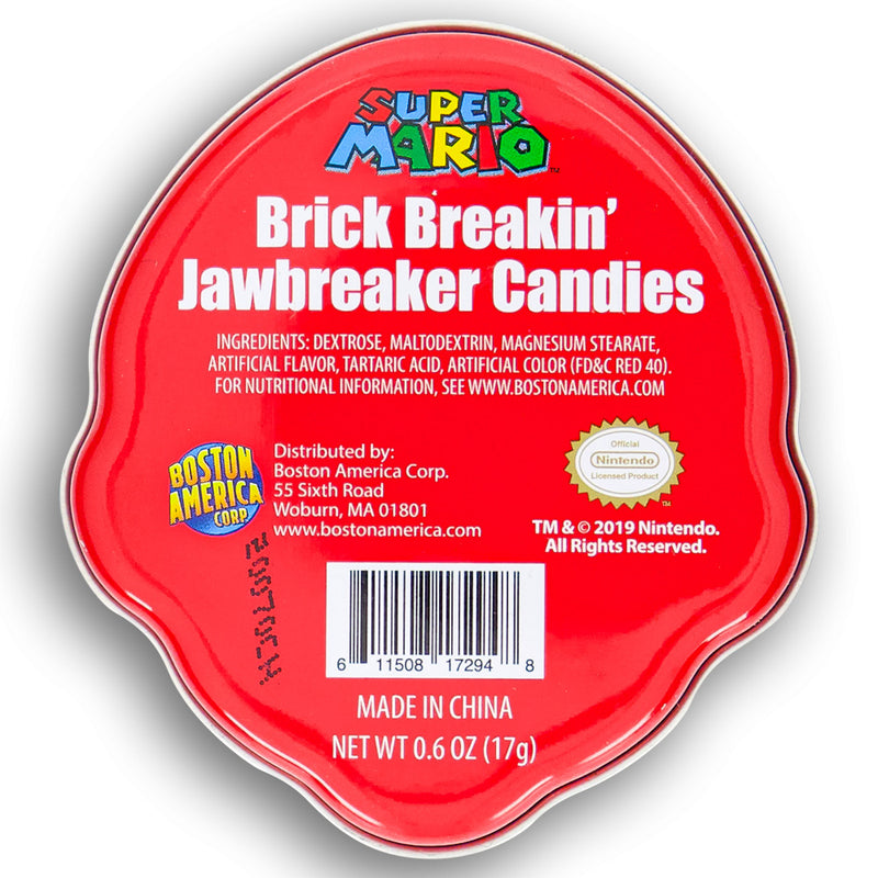Boston America Mario Brick Breakin' Jawbreaker Candies