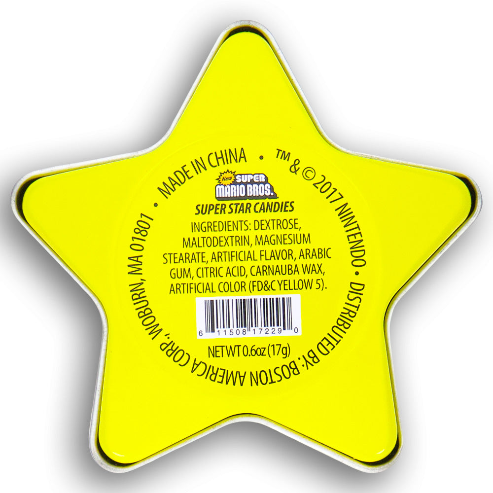 Super Mario Super Star Mints Candy | Boston America – Candy Funhouse CA