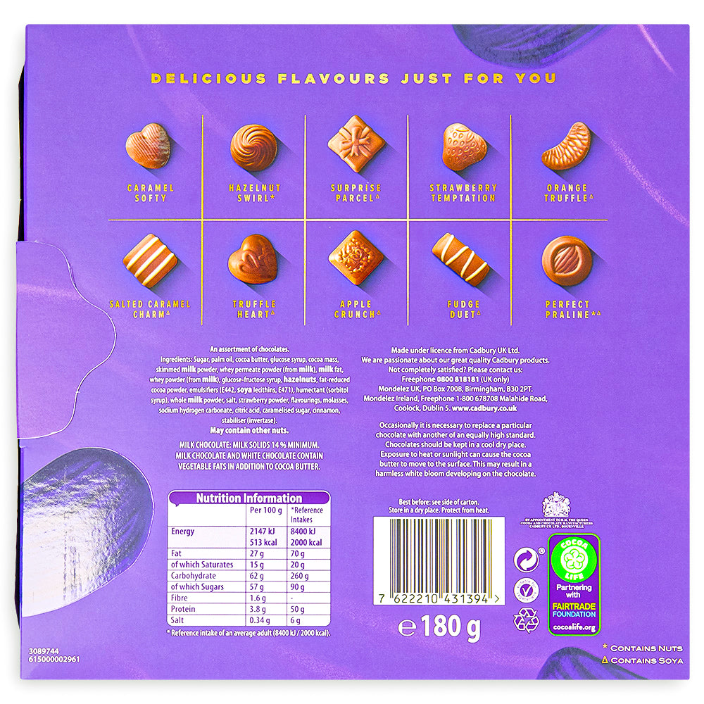 Cadbury Milk Tray Carton 180g | Candy Funhouse – Candy Funhouse CA