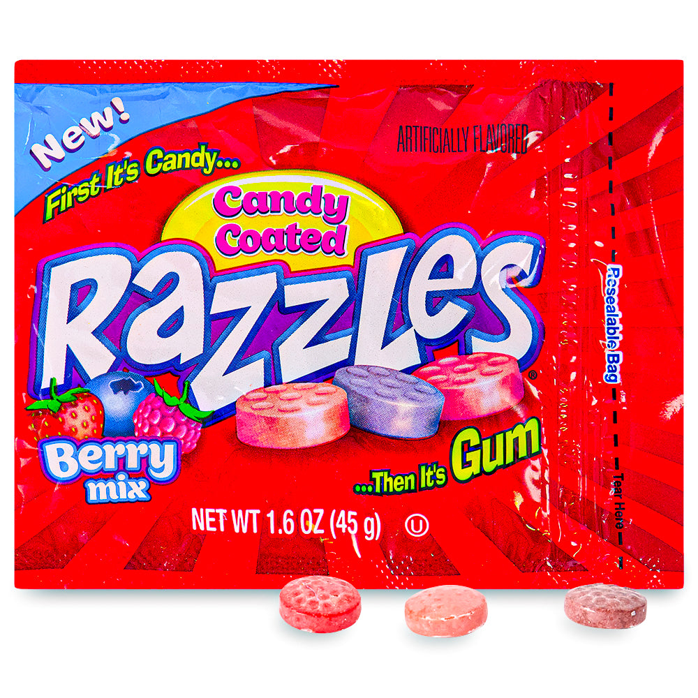 Razzles Berry Mix | First it's Candy-Then it's Gum – Candy Funhouse CA