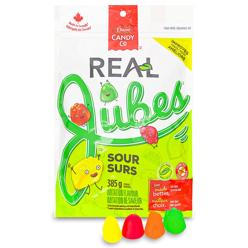 Dare Real Jubes Sour Candy - 385g | Candy Funhouse
