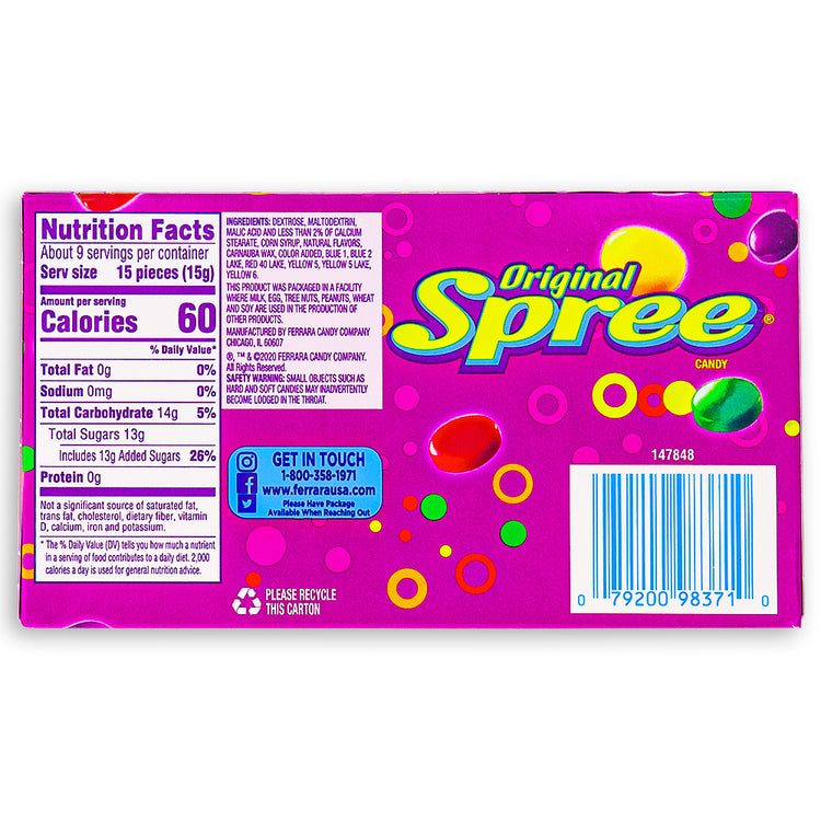 Original Spree Candy Theater Pack | Candy Funhouse – Candy Funhouse CA