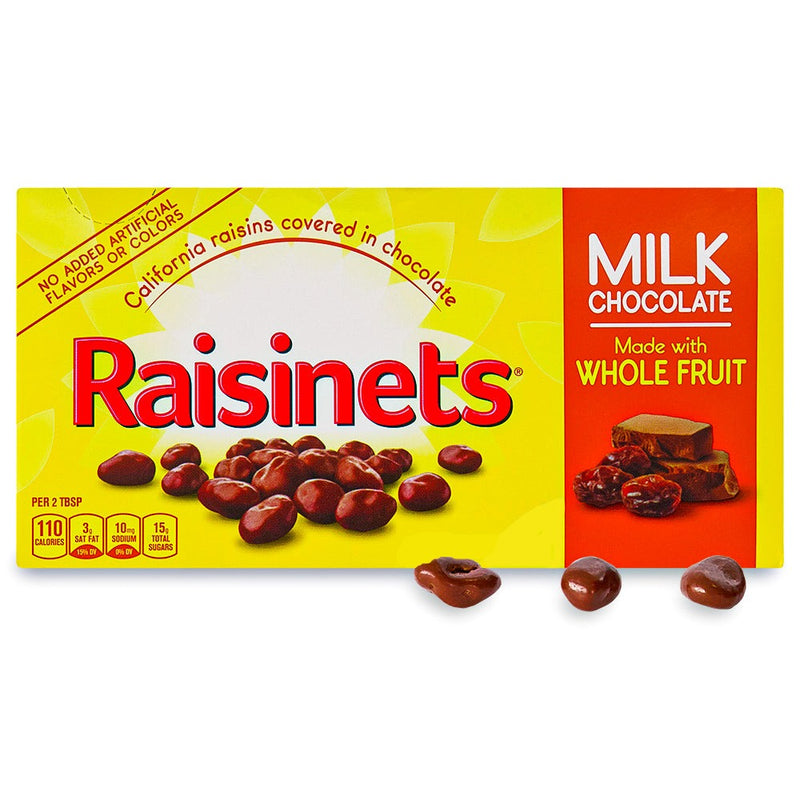 Raisinets Milk Chocolate Covered Raisins Theater Pack
