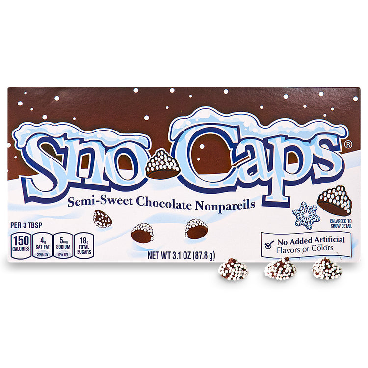 Sno-Caps Chocolate NonPareils Theatre Pack | Retro Candy – Candy ...