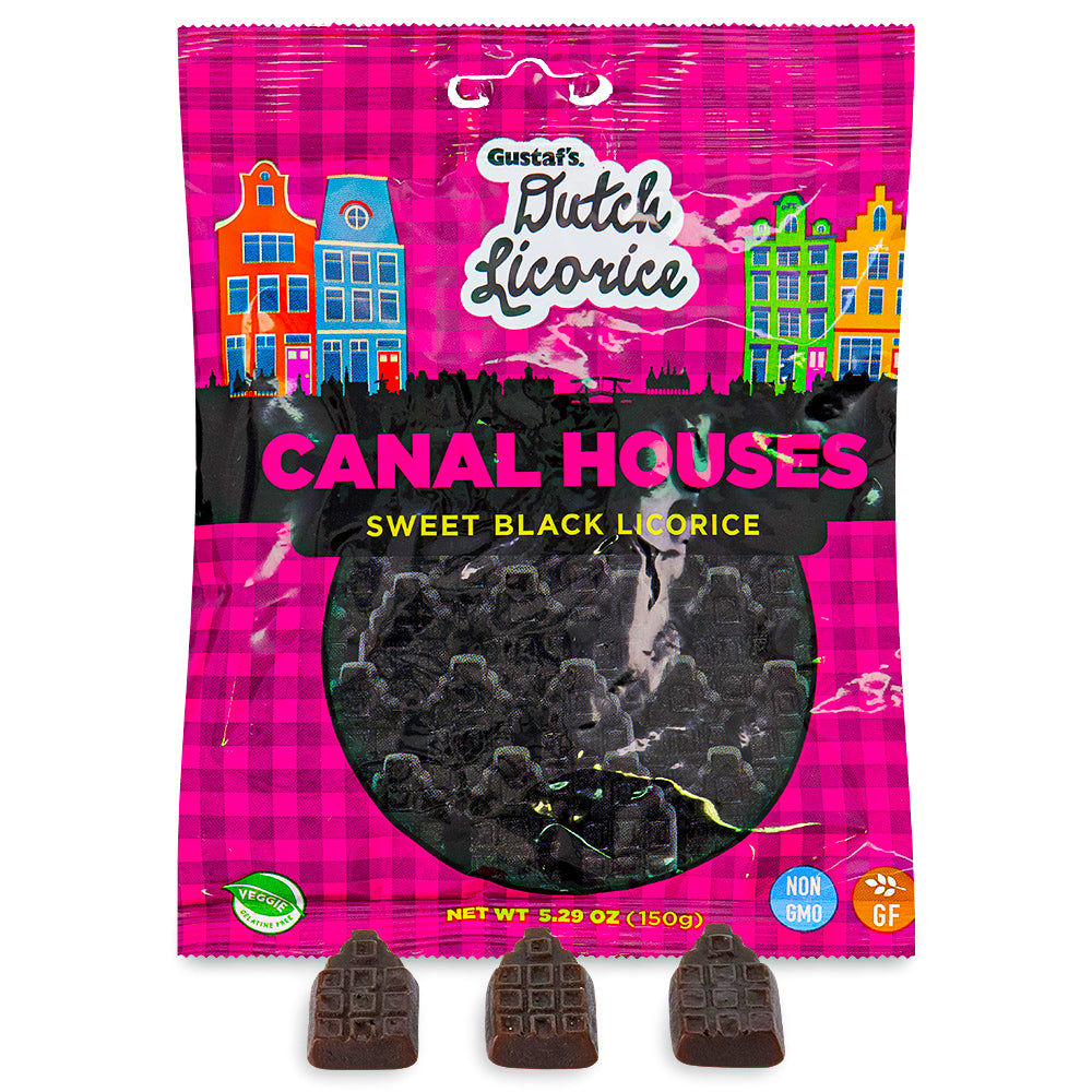 Gustaf's Dutch Licorice Canal Houses - 5.29oz – Candy Funhouse CA