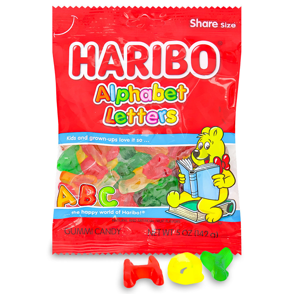Haribo Alphabet Letters Gummy Candy | Candy Funhouse – Candy Funhouse CA