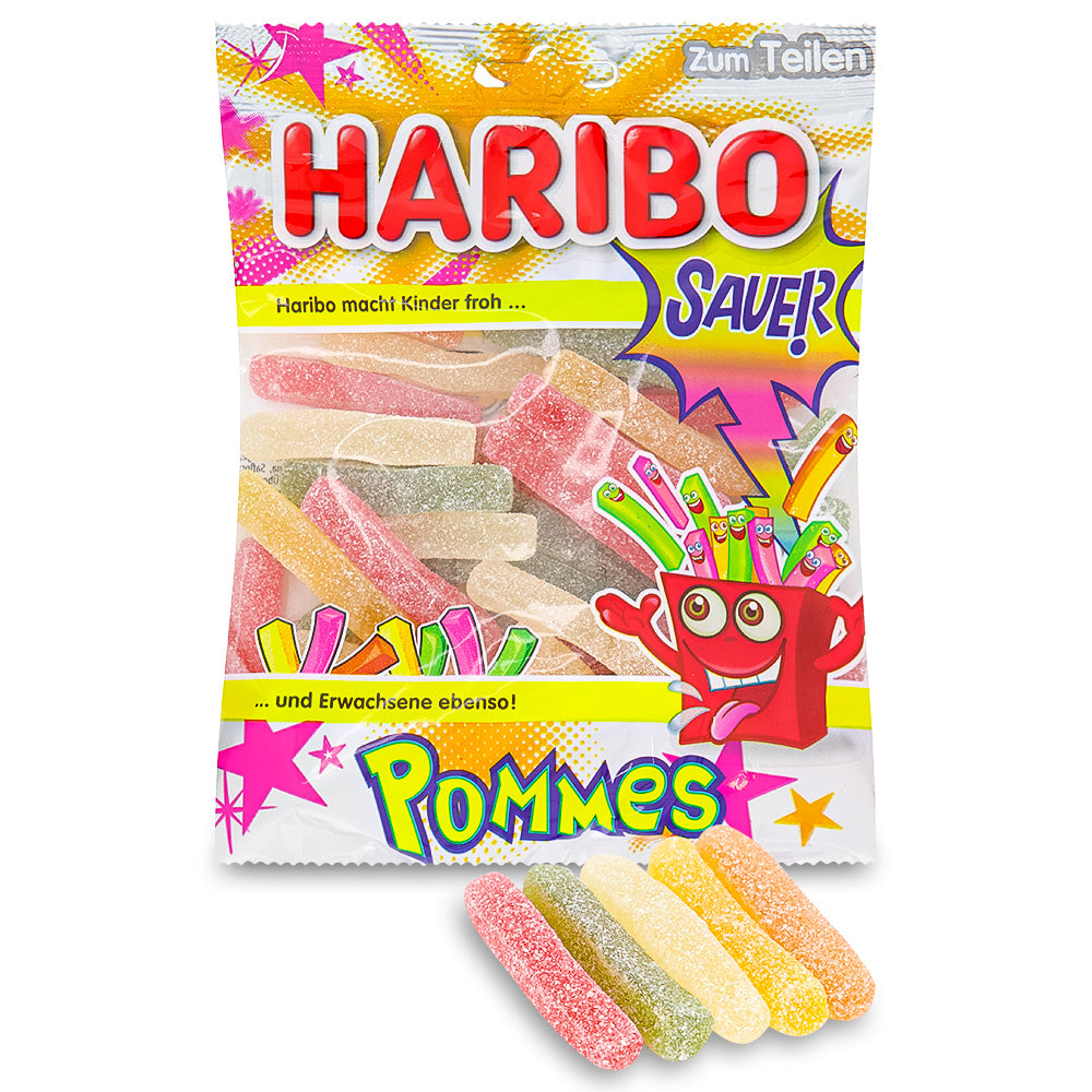 Haribo Euro Sauer Pommes Sour French Fries - 200g