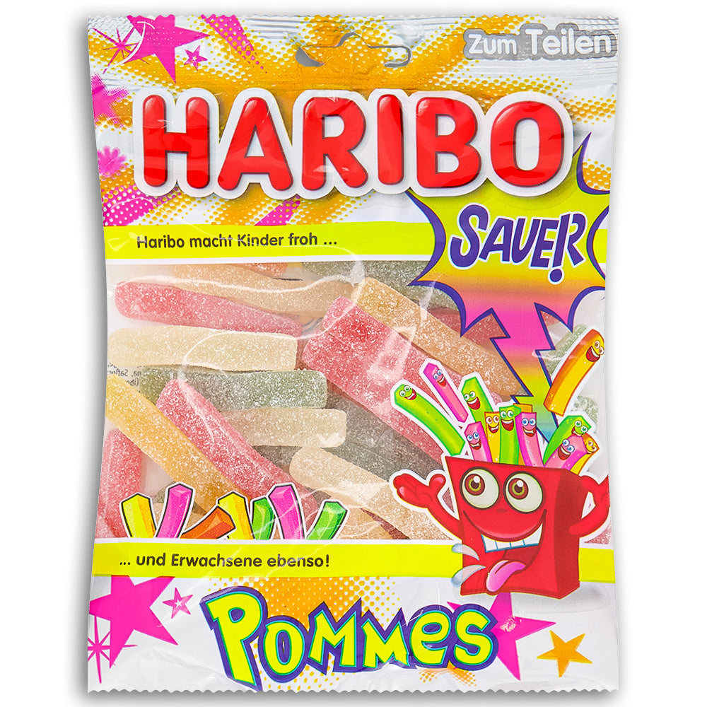 Haribo Euro Sauer Pommes Sour French Fries - 200g – Candy Funhouse CA