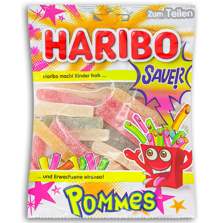 Haribo Euro Sauer Pommes Sour French Fries - 200g – Candy Funhouse CA