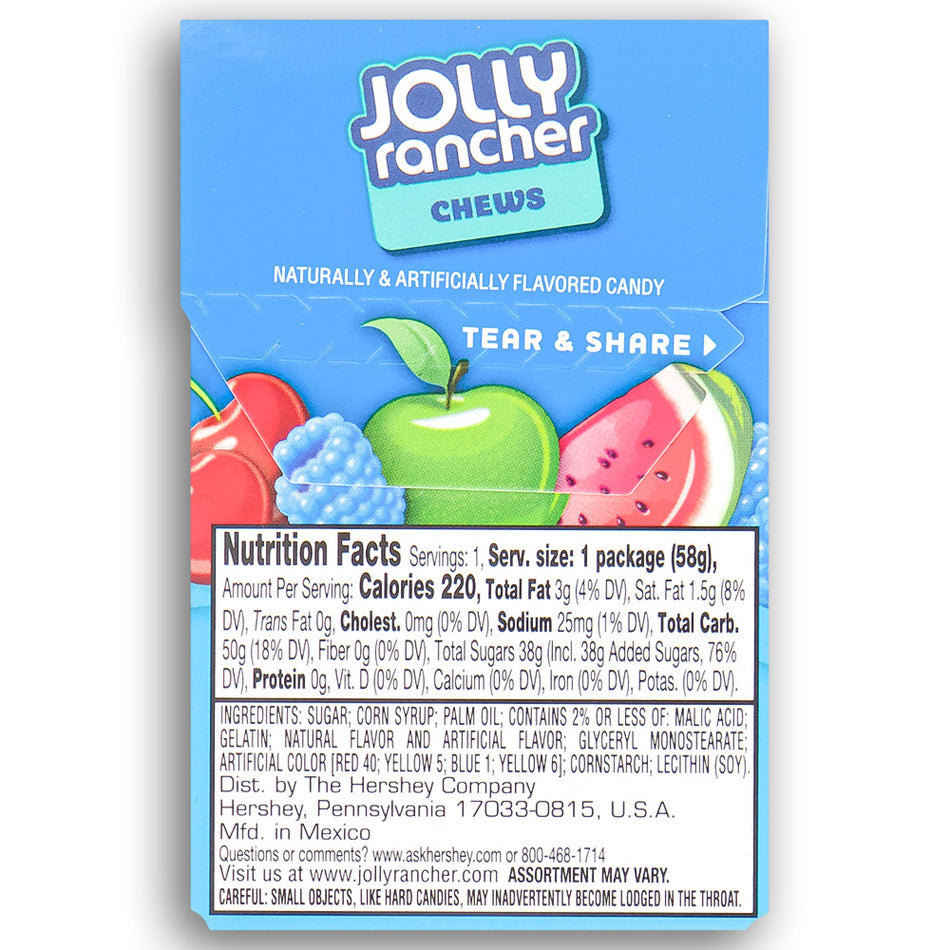 Jolly Rancher Chews Original Flavours | Candy Funhouse – Candy Funhouse CA