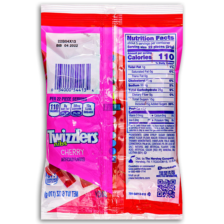 Twizzlers Nibs Cherry Licorice Candy-170g-Candy Funhouse – Candy ...
