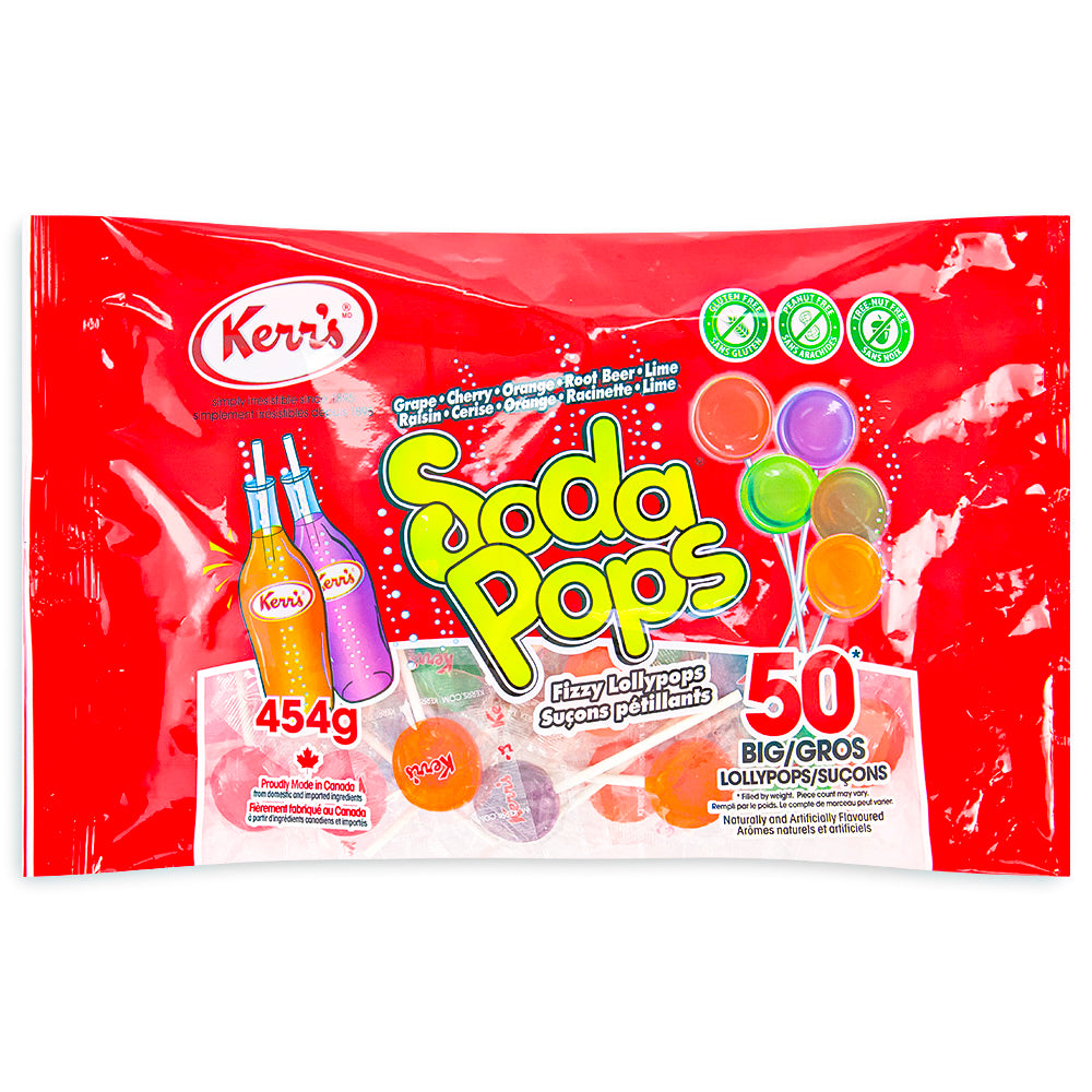 Kerr's Soda Pops Lollipops | Candy Funhouse – Candy Funhouse CA
