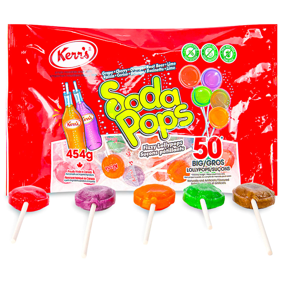 Kerr's Soda Pops Lollipops | Candy Funhouse – Candy Funhouse CA