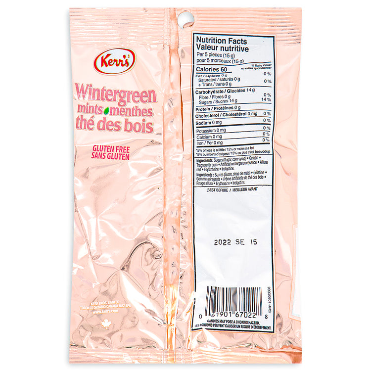 Kerr's Wintergreen Mints Canadian Candy | Candy Funhouse – Candy ...