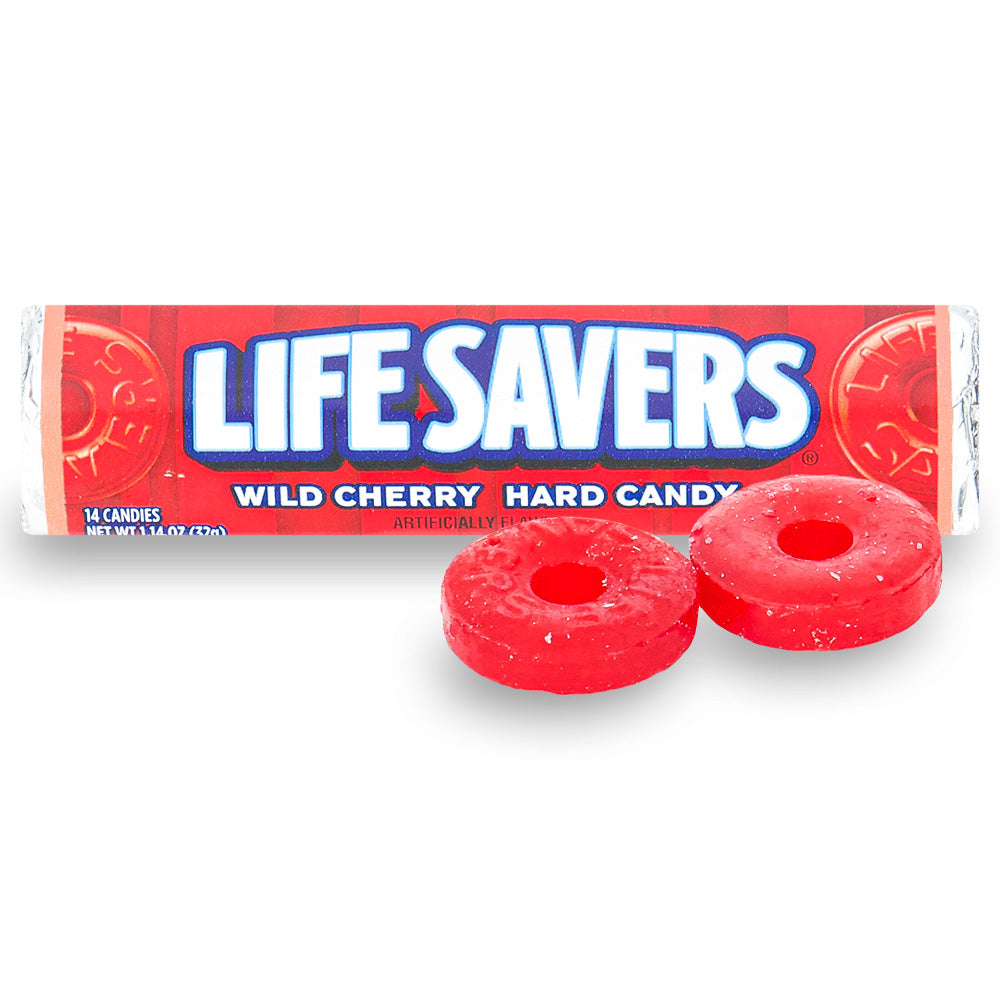 Cherry Lifesavers Candy LifeSavers Wild Cherry Candy LifeSavers Hard