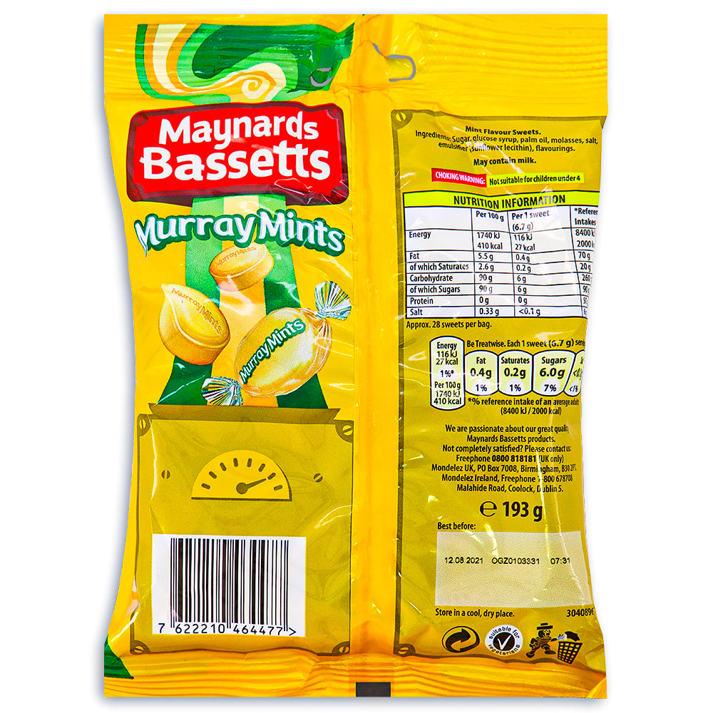 Maynards Bassetts Murray Mints - 193g | Candy Funhouse – Candy Funhouse CA