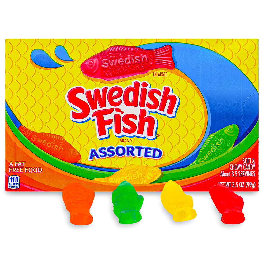 Swedish Fish Candy Assorted Theater Pack | Retro Candies – Candy ...