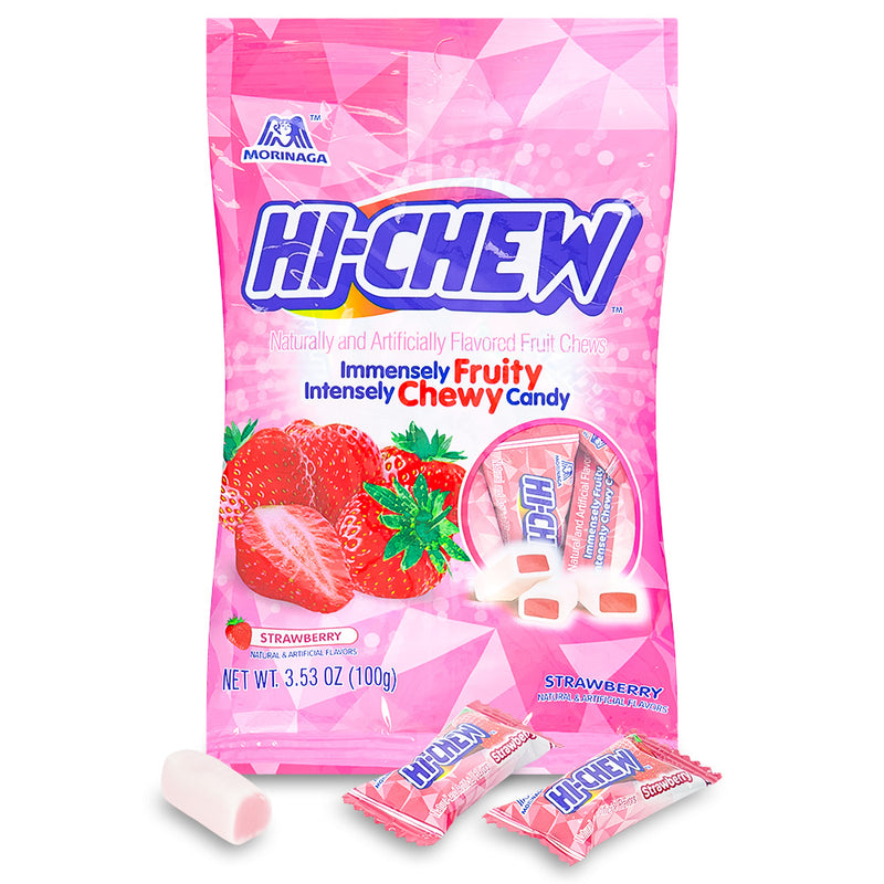 Hi-Chew Strawberry Chewy Candies 100g | Candy Funhouse