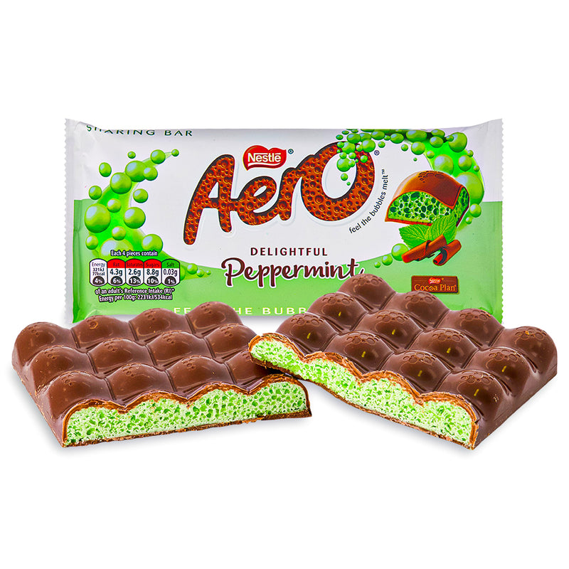Aero Delightful Peppermint Block UK - 90g | Candy Funhouse