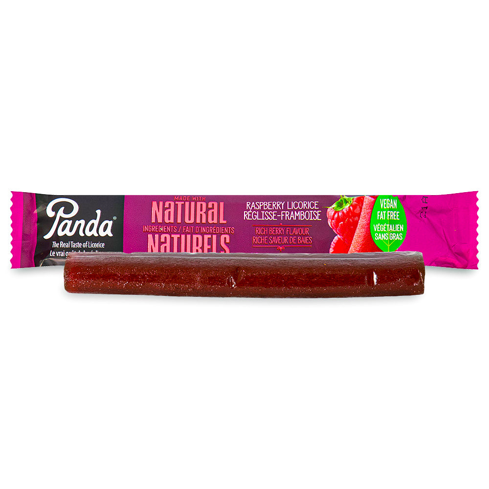 Panda All Natural Raspberry Licorice Bars | Finland – Candy Funhouse CA