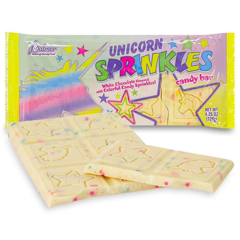 Unicorn Sprinkles Candy Bars | Birthday Cake Flavour
