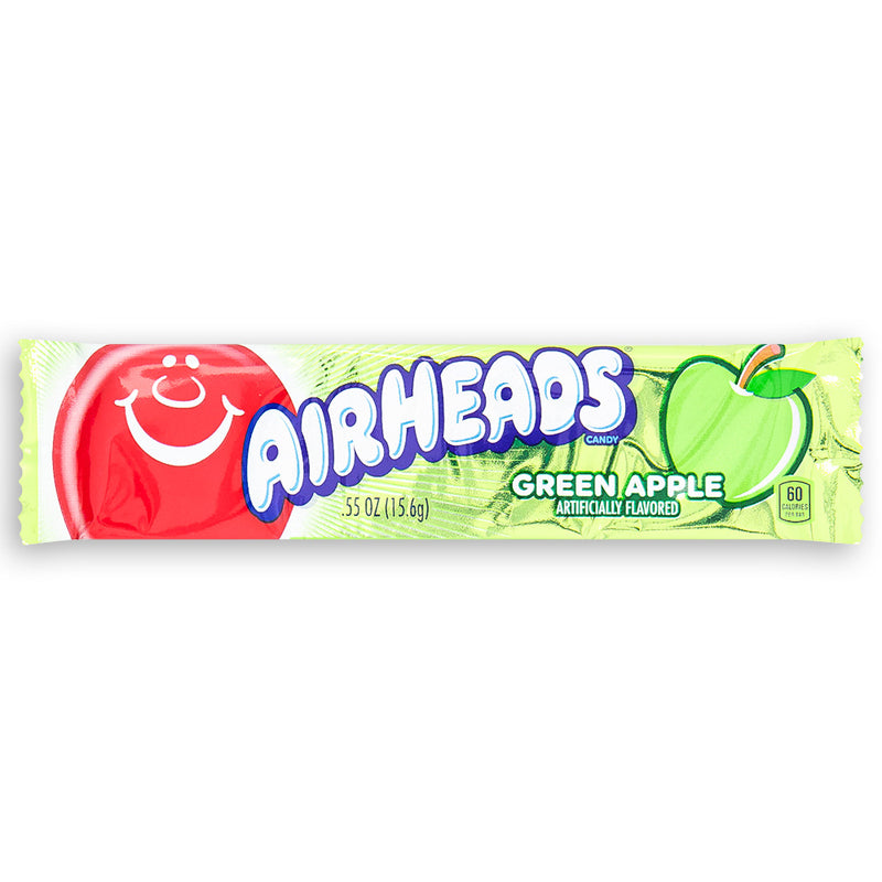 AirHeads Candy Green Apple Taffy-15.6g | Candy Funhouse