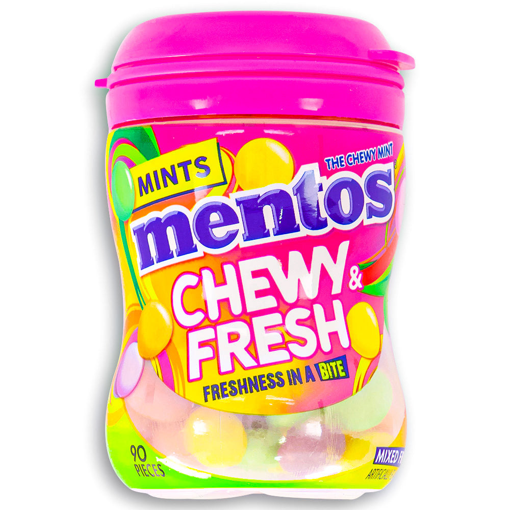 Mentos Chewy & Fresh Mint Mixed Fruit | Candyfunhouse.ca – Candy ...
