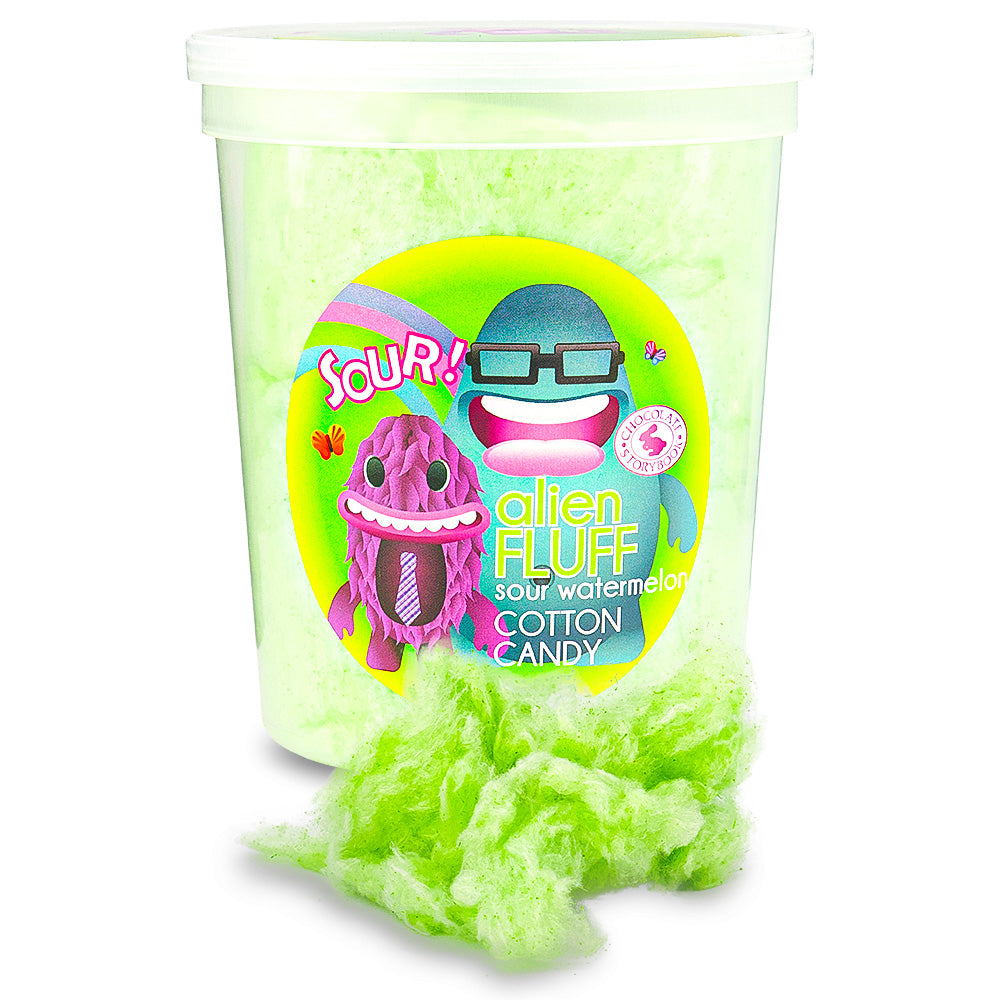 Cotton Candy - Alien Stuff Sour Watermelon - 1.75oz | Candy Funhouse ...