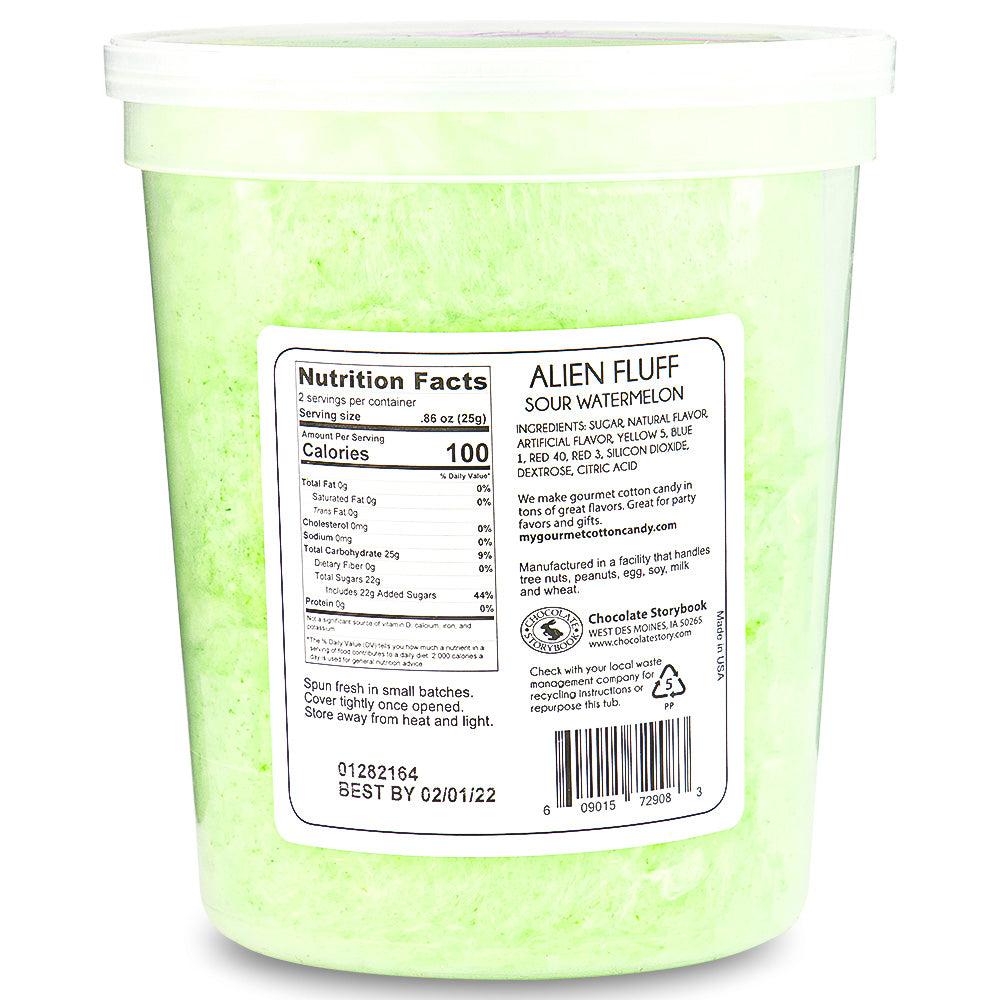 Cotton Candy - Alien Stuff Sour Watermelon - 1.75oz | Candy Funhouse ...