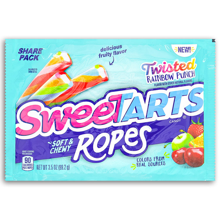 Sweetarts Ropes Twisted Rainbow Punch | Candy Funhouse – Candy Funhouse CA