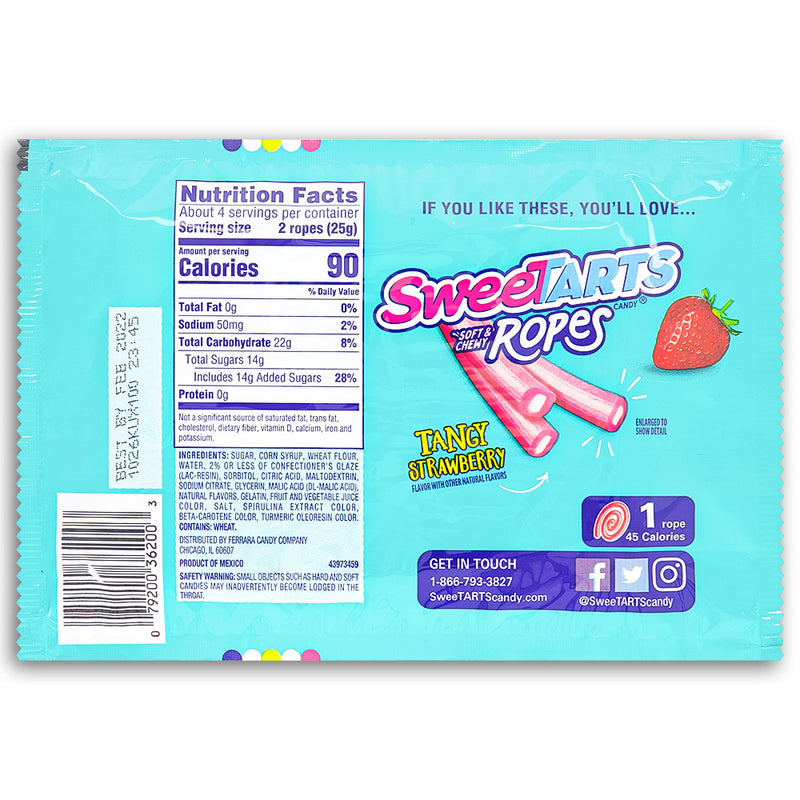 Sweetarts Ropes Twisted Rainbow Punch | Candy Funhouse