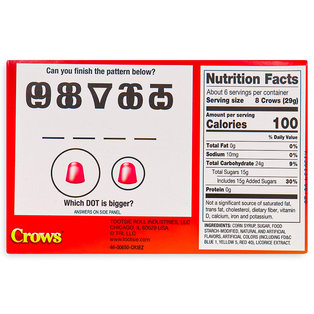 Crows Licorice Flavored Gumdrops | Old Fashioned Candy-1890 – Candy ...