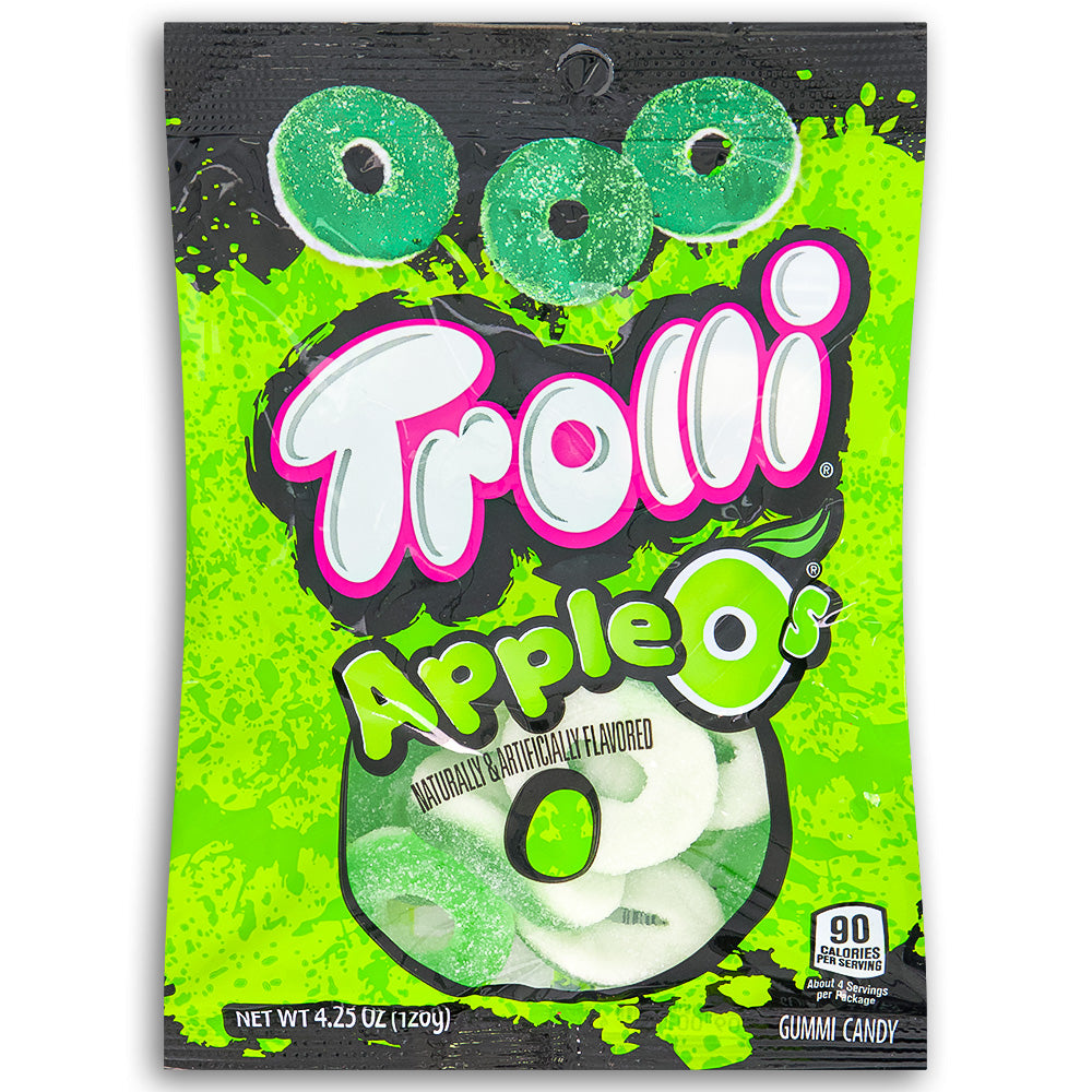 Trolli Apple O’s Gummy Candy | Sour Candy – Candy Funhouse CA