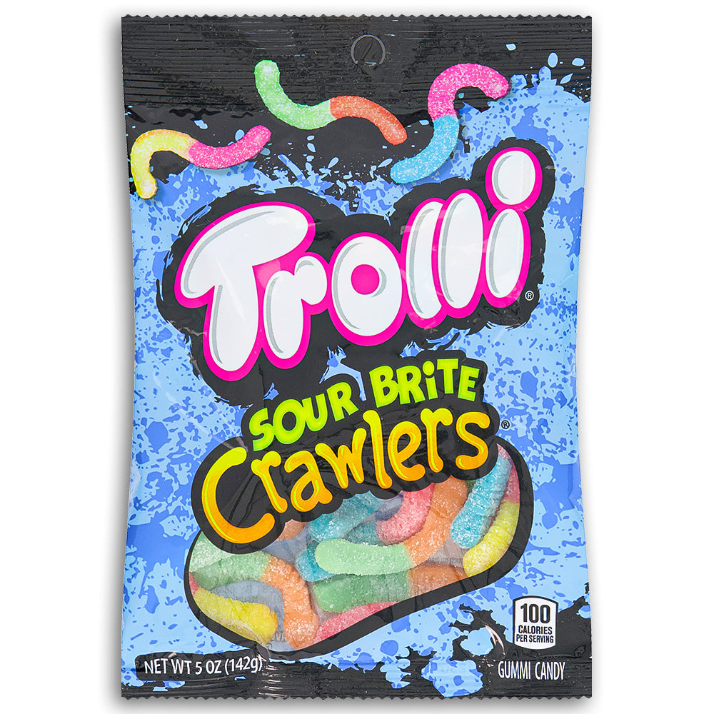 Trolli Sour Brite Crawlers Gummy Candy | Sour Candy