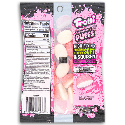 Trolli Strawberry Puffs Gummy Candy – Candy Funhouse CA