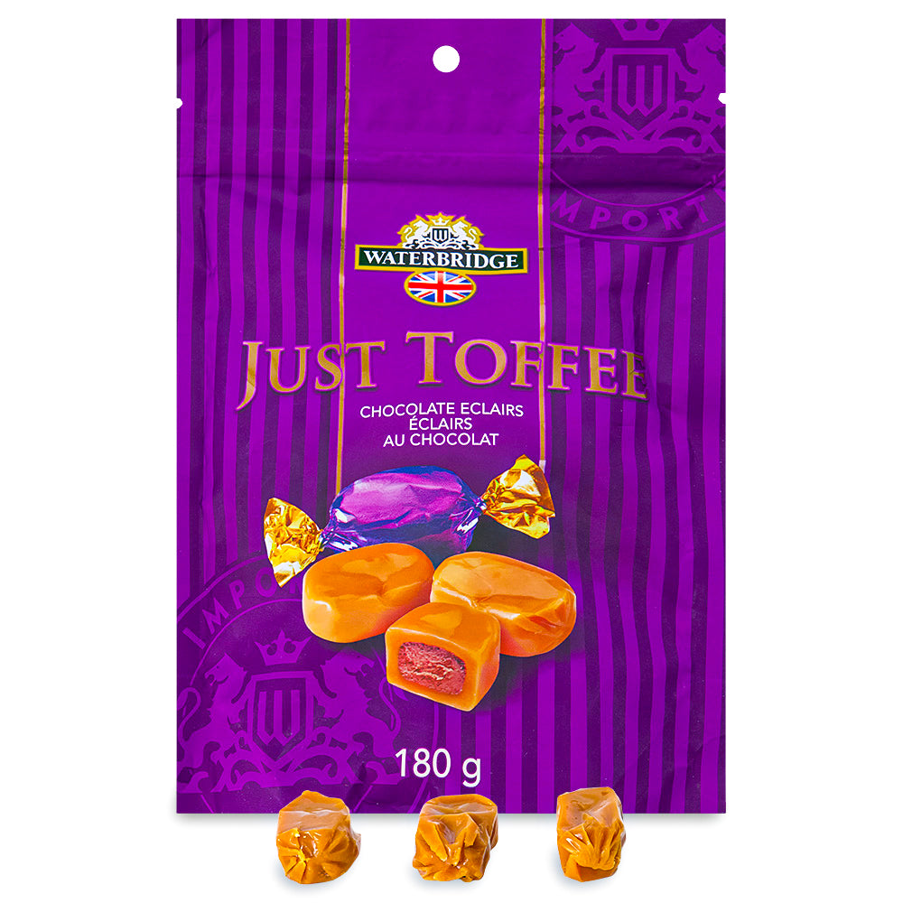 Waterbridge Just Toffee Chocolate Eclairs UK - 180g – Candy Funhouse CA