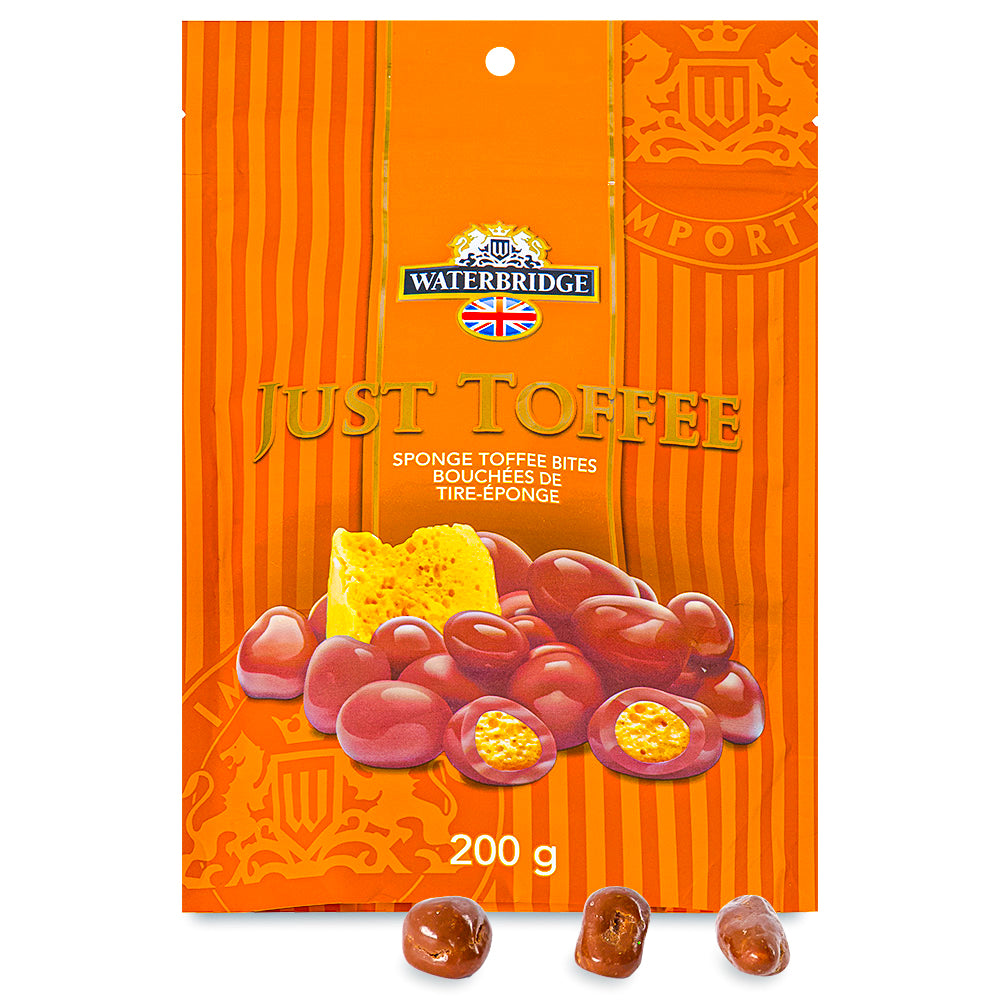 Waterbridge Just Toffee Milk Chocolate Sponge Toffee UK – Candy Funhouse CA