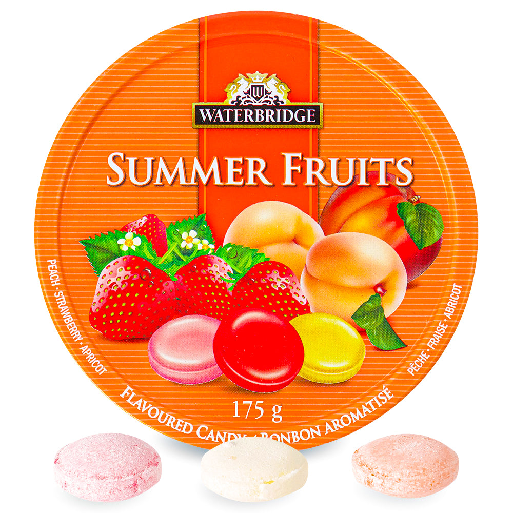 Waterbridge Travel Tin Summer Fruits Candy-Candy Funhouse – Candy ...