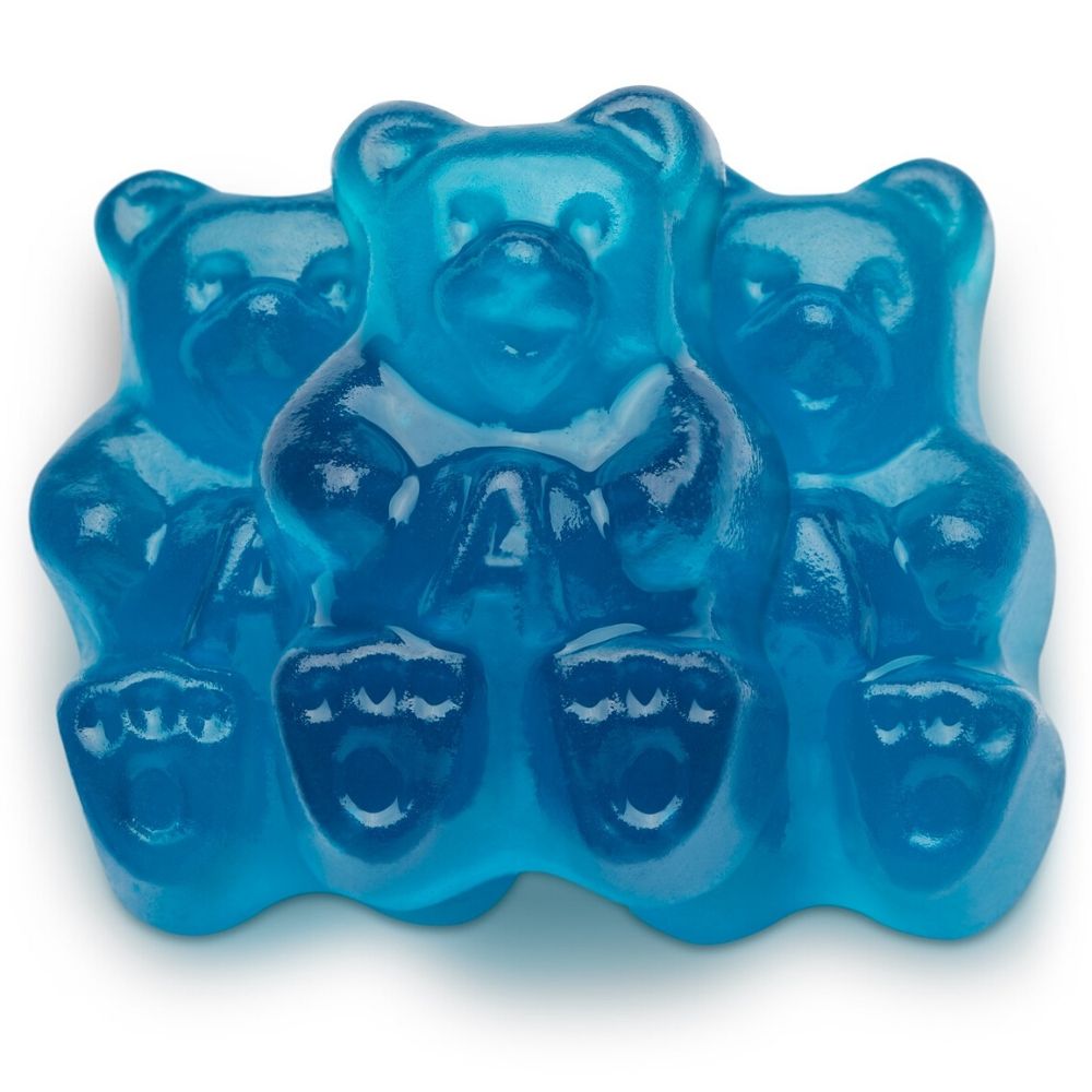 Gummi Bears Blue Raspberry Gummy Candy | Bulk Candies – Candy Funhouse CA