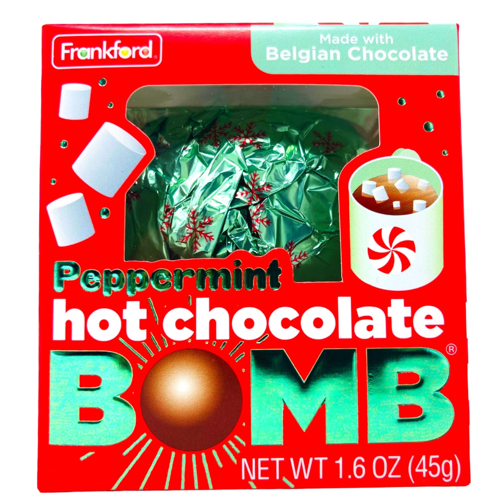 Hot Chocolate Bomb Peppermint | Candy Funhouse – Candy Funhouse CA