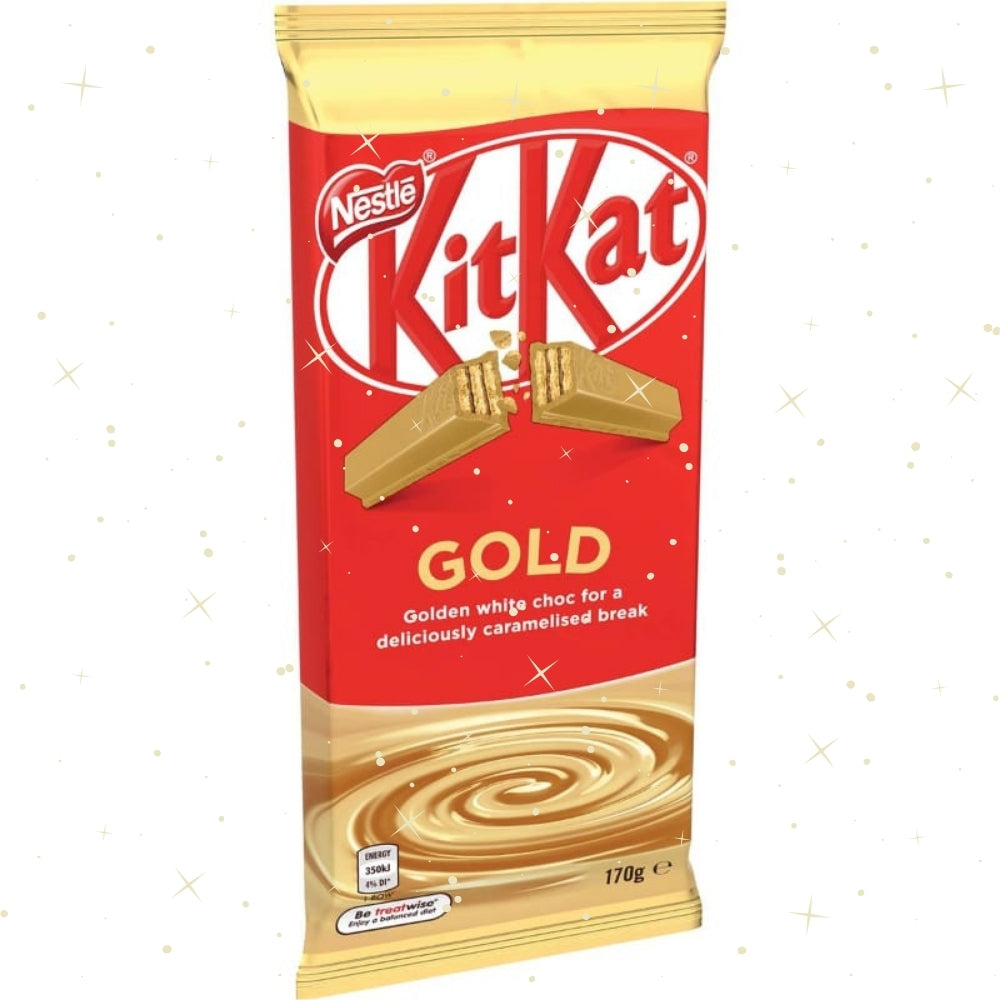 Nestle Kit Kat Gold (Aus) 170g | NEW Australian Candy Bars – Candy ...