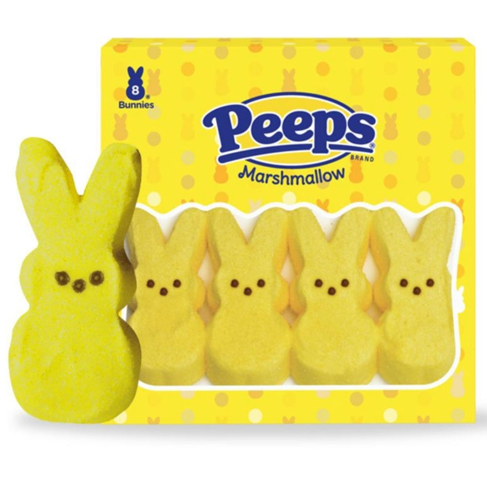 Easter Peeps Marshmallow Bunnie Yellow - 3oz - Candy Funhouse – Candy ...