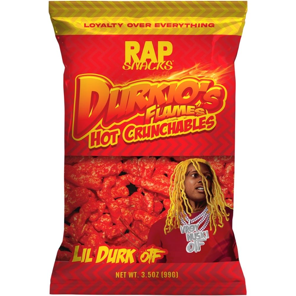 Rap Snacks Lil Durk Durkios's Flames Hot Crunchables | Candy Funhouse ...