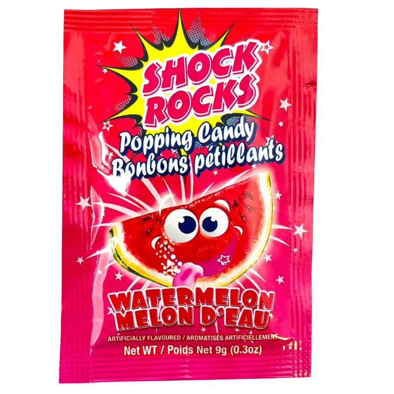 Shock Rocks Watermelon Popping Candy | Candy Funhouse