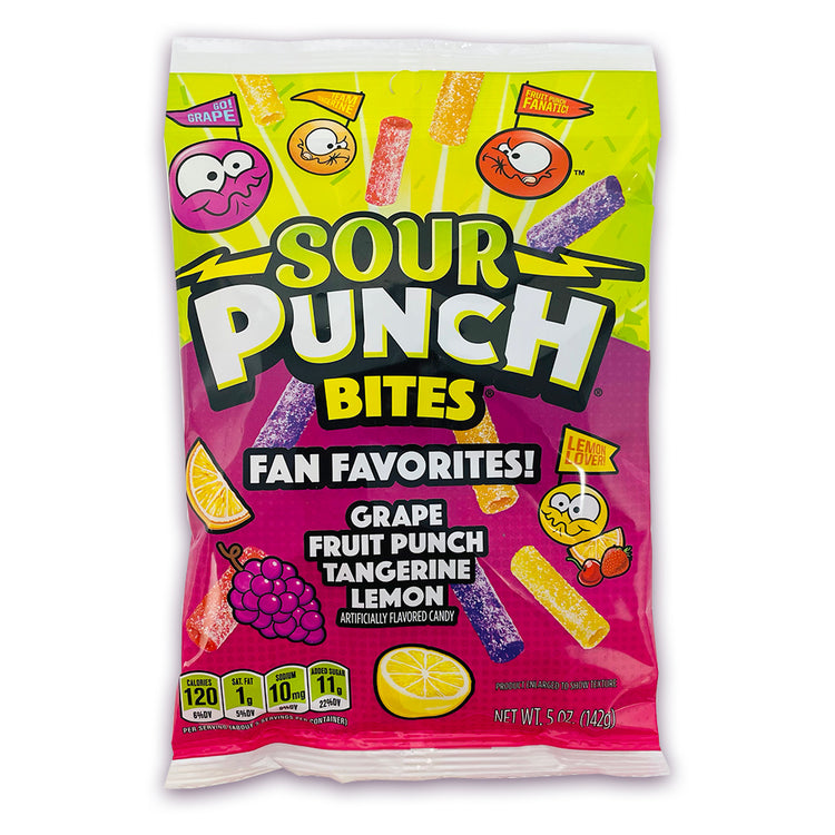 Sour Punch Bites Fan Favourites - 5oz | Candy Funhouse – Candy Funhouse CA