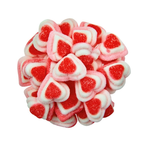 Vidal Sugared Triple Hearts Gummy Candies | Candy Funhouse – Candy ...