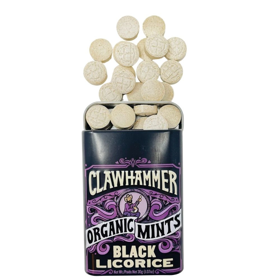Clawhammer Black Licorice Mints │ Candy Funhouse – Candy Funhouse CA